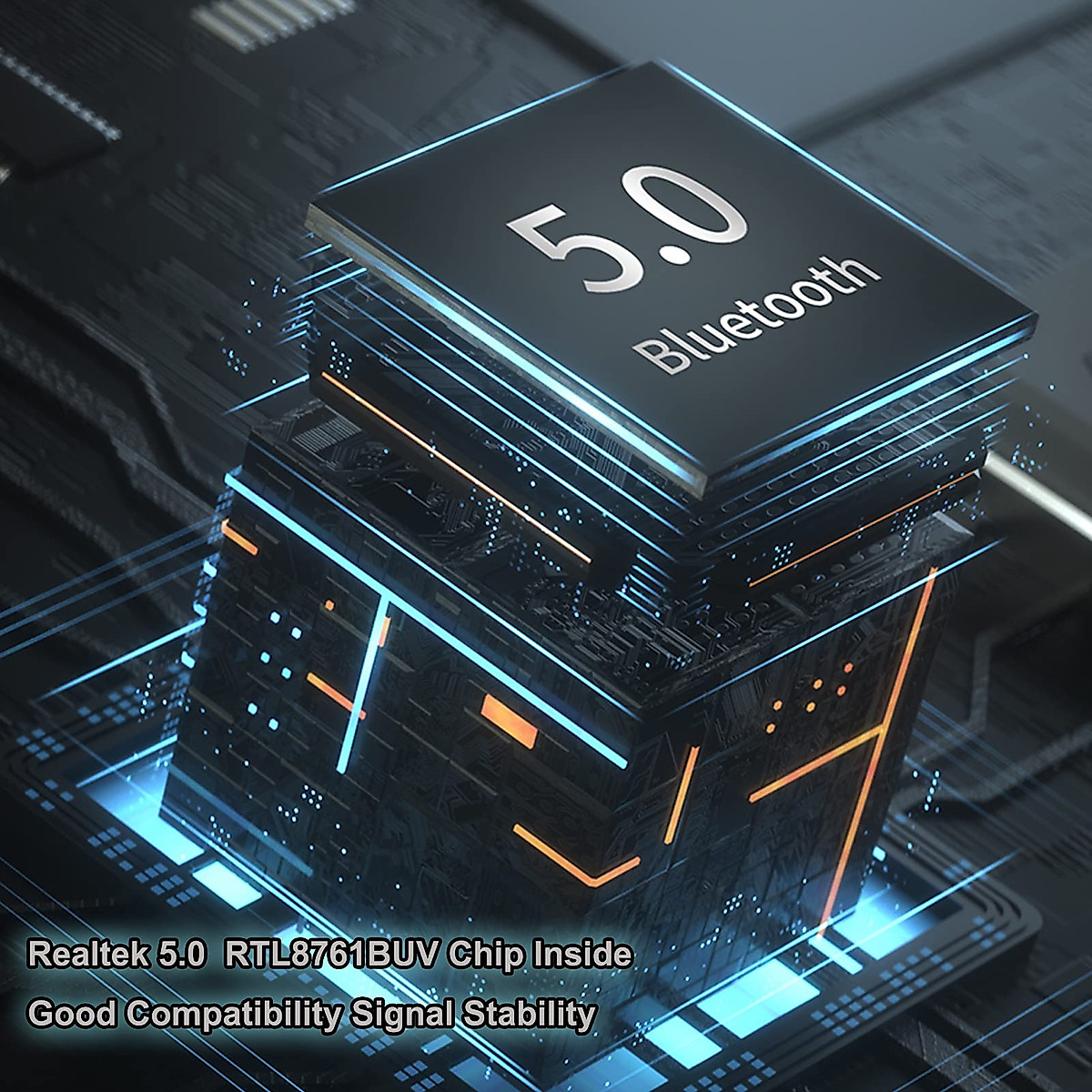 Universal USB Receiver for Wireless Keyboard,Unifying Receiver,Wireless Mouse USB Adapter,External Bluetooth Adapter,Realtek Chips,Stable Performance,Support Win10/8/7,for Laptop,Headset,Speakers