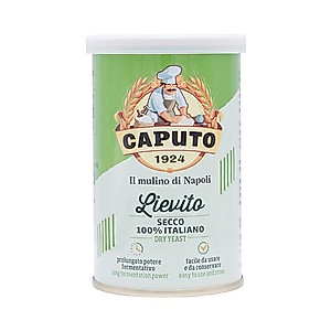 Antimo Caputo Lievito Active Dry Yeast 3.5 Ounce Can - Made in Italy - Perfect with 00 Flour