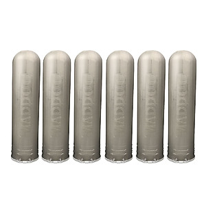 Maddog 150 Round BONES Paintball Pod - Smoke - 6 Pack