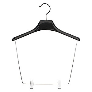 NAHANCO BSK12164B Display Hanger with 12" Drop, 15 1/2", Black (Pack of 12)