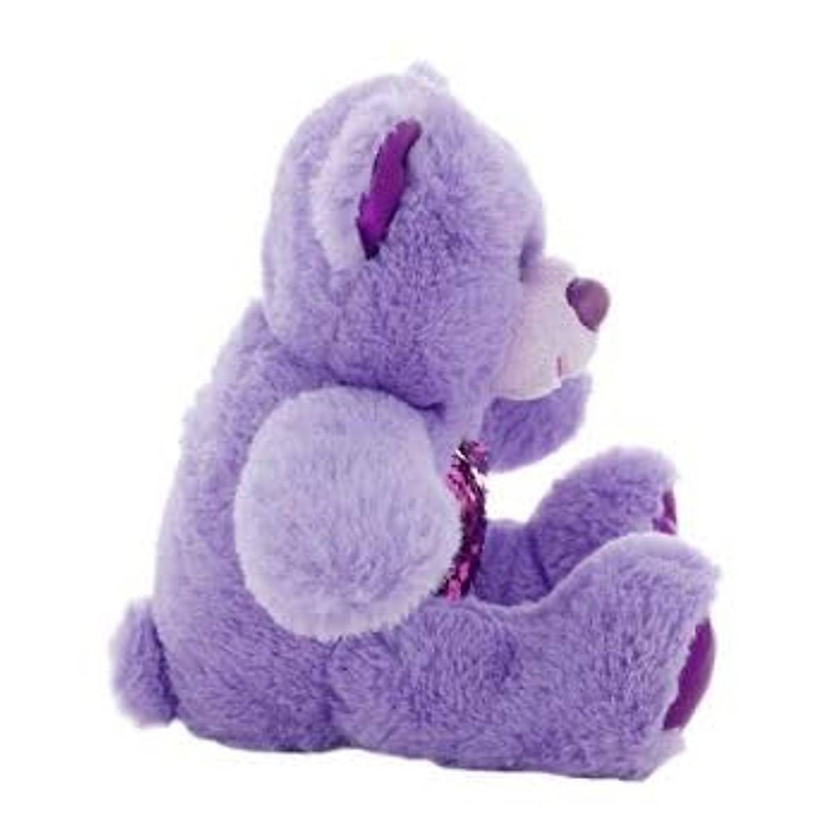 PLUSH TOYS WONDERLAND Glitz The Purple Bear 8 Inch Stuffed Animal Soft and Cuddly Plush Toy for Kids, Adorable Purple Teddy Bear Gift for Toddlers, Playtime, Birthday, and Snuggles