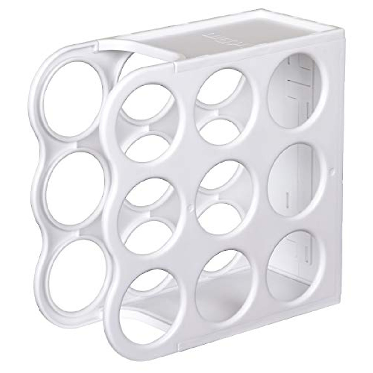 ArtBin 6866AG Mini Vinyl Storage Rack, Organizer up to 9 (5.5") Vinyl Rolls, White, 1 Rack