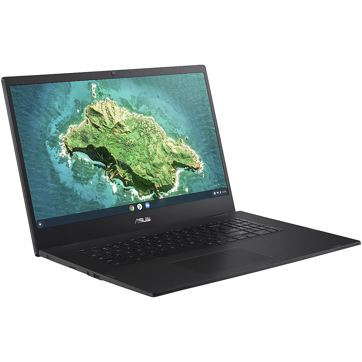 ASUS (Renewed) Chromebook CX1 17 17.3" FHD Laptop Computer, Intel Celeron N4500 Processor, 4GB LPDDR4X RAM, 64GB eMMC, WiFi 6, Bluetooth 5.2, USB Type-C, Mineral Gray, Chrome OS, BROAG