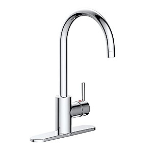 Design House 595660 Eastport II Single-Handle Kitchen Faucet in Polished Chrome, 15.5-inch