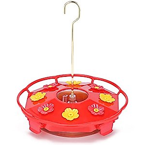 Rihogar Hummingbird Feeders for Outdoors Hanging, 2 Pack Hummingbird Feeder, Hummingbird Feeders for Outside, 8 Feeding Ports, Leak-Proof, Easy to Clean & Fill (14OZ)
