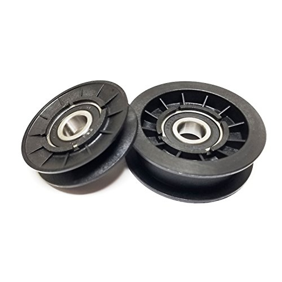 2 Idler Drive Pulley Set Compatible with John Deere Sabre Pulley V-Idler Pulley GX20286 and Flat Idler Pulley GX20287