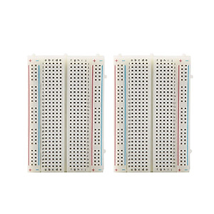 Testeronics 7 in 1 Breadboard Power Module Kit Compatible for Arduino/Raspberry Pi| 2PCS 3.3V/5V Power Supply Modules | 9V/1A Power Adaptor | 2PCS Solderless Breadboard 400 Points|65 PCS Jumper Wires
