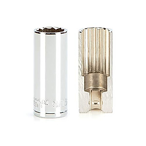 TEKTON 1/4 Inch Drive Deep 12-Point Socket Set, 11-Piece (5/32-9/16 in.) | SHD90107