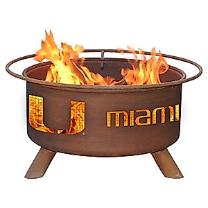 Patina Products F225, 30 Inch University of Miami Fire Pit