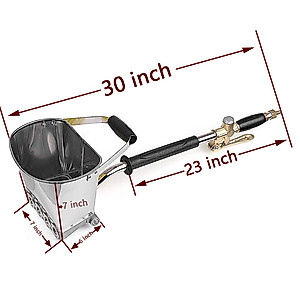 Beduan 4 Jet Pneumatic Cement Stucco Sprayer Gun Plaster Mortar Automatic Air Panting Tool for Wall