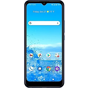 AT&T Motivate 2 |32GB, Maritime Blue |4G LTE Prepaid Smartphone | 6.5 inch Unlocked