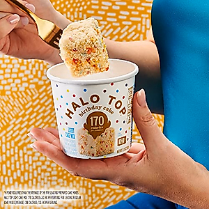 Halo Top Single Serving Birthday Cake Light Cake Mix, 1.76 oz.