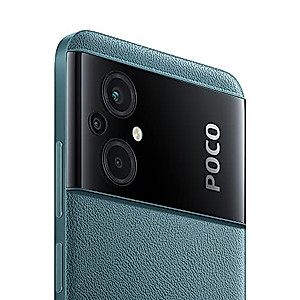 Xiaomi Poco M5 4G LTE GSM (128GB + 4GB) 50MP Triple Camera 6.58" Octa Core (NOT for USA Market) Global Unlocked + (w/Fast 51w Car Charger) (Green Global Version)