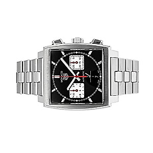 Tag Heuer Monaco Automatic Black Dial Watch CBL2113.BA0644 (Pre-Owned)