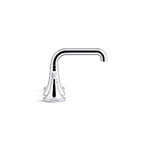 Kohler 27416-4-CP Tone Bathroom Sink Faucet, 1.2 gpm, Polished Chrome