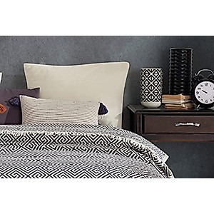 Turkish Throw Blanket for Couch - Cotton Blanket for Bed Cover - Large Farmhouse Blanket for Home Decor 75 X 90 Inches