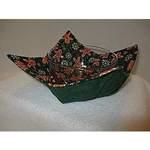 Christmas Gingerbread Men Soup Bowl Cozy