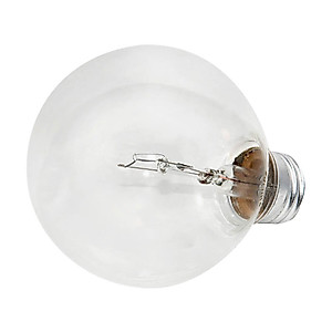 Philips 40W 120V G25 Clear Long Life Globe Bulb, E26 Base