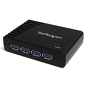 StarTech.com 4 Port Black SuperSpeed USB 3.0 Hub (ST4300USB3EU)