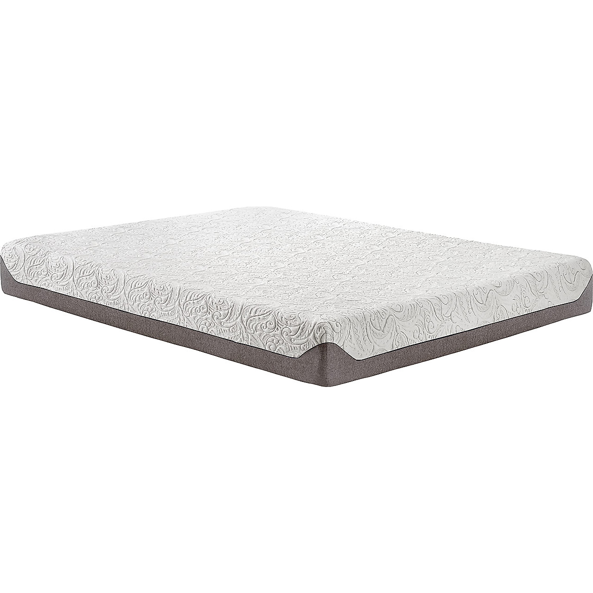 Boyd Sleep 8" RespondaFlex Twin Size Medium Firm Gel Memory Foam Mattress, Cooling Air Flow Layer, and Comfort Support Base, Bed in Box, Fiberglass Free, White