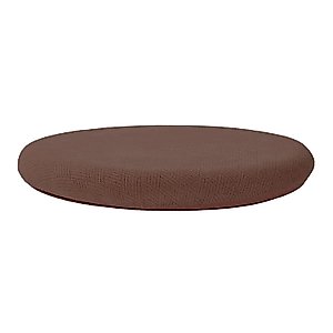 Memory Foam Seat Cushion Slip Resistant Round Stool Cushion,Durable Soft Pad for Office, Dining, Kitchen Chairs (Coffee)
