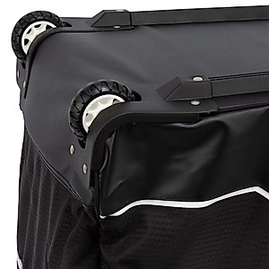 CCM Hockey 370 Wheeled Bag, Black (37" L x 19" H x 16.5" W)
