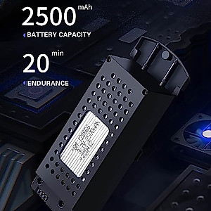 Drone with 8K Dual Camera for Adults Kids 8-12, Multi-directional Automatic Obstacle Avoidance UAV HD Aerial Photography Toy Radio-controlled Aircraft Quadcopter, Gesture Photo/Video (Blue)