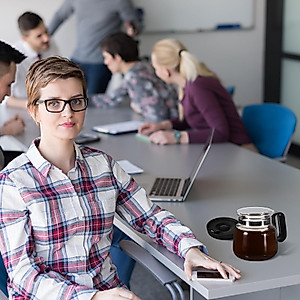 Yungyan 2 Pcs 16 oz Coffee Pot Mug with Spill Proof Lid Unique Coffee Mugs Novelty Funny Cool Coffee Mug That Friends Coworkers Will Talk About for Colleagues Home Office Gift