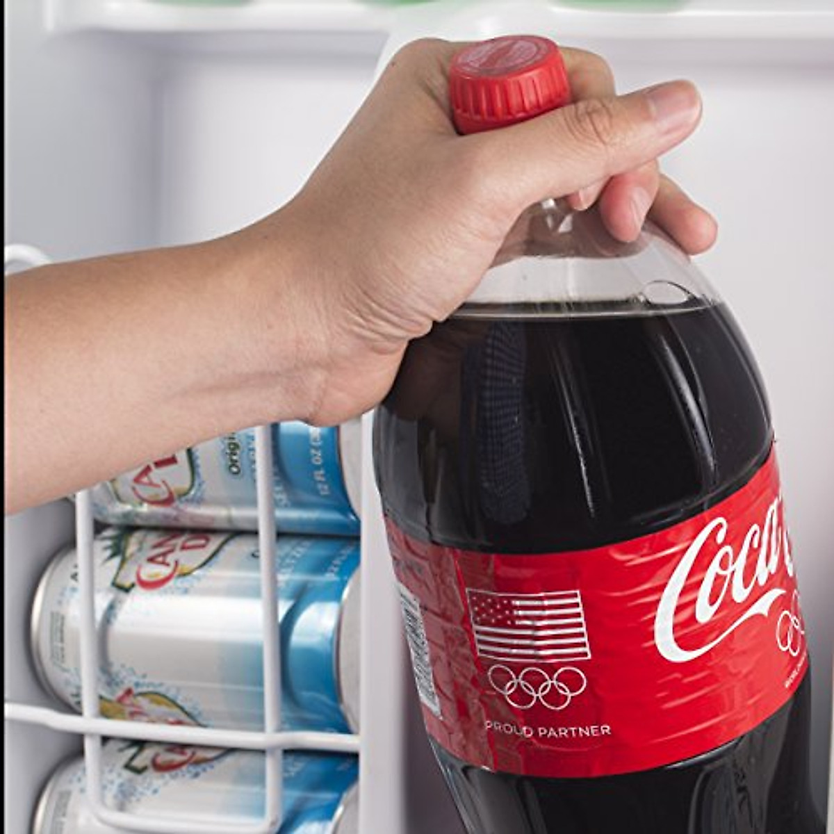 Commercial Cool CCR26W Compact Single Door Refrigerator and Freezer, 2.6 Cu. Ft. Mini Fridge, White