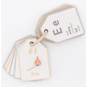 Good Ground Bible ABC Flash Cards Preschool Sunday School Toys Christian Homeschool Alphabet Ring Cards Toddler ABC Phonic Letters & Words