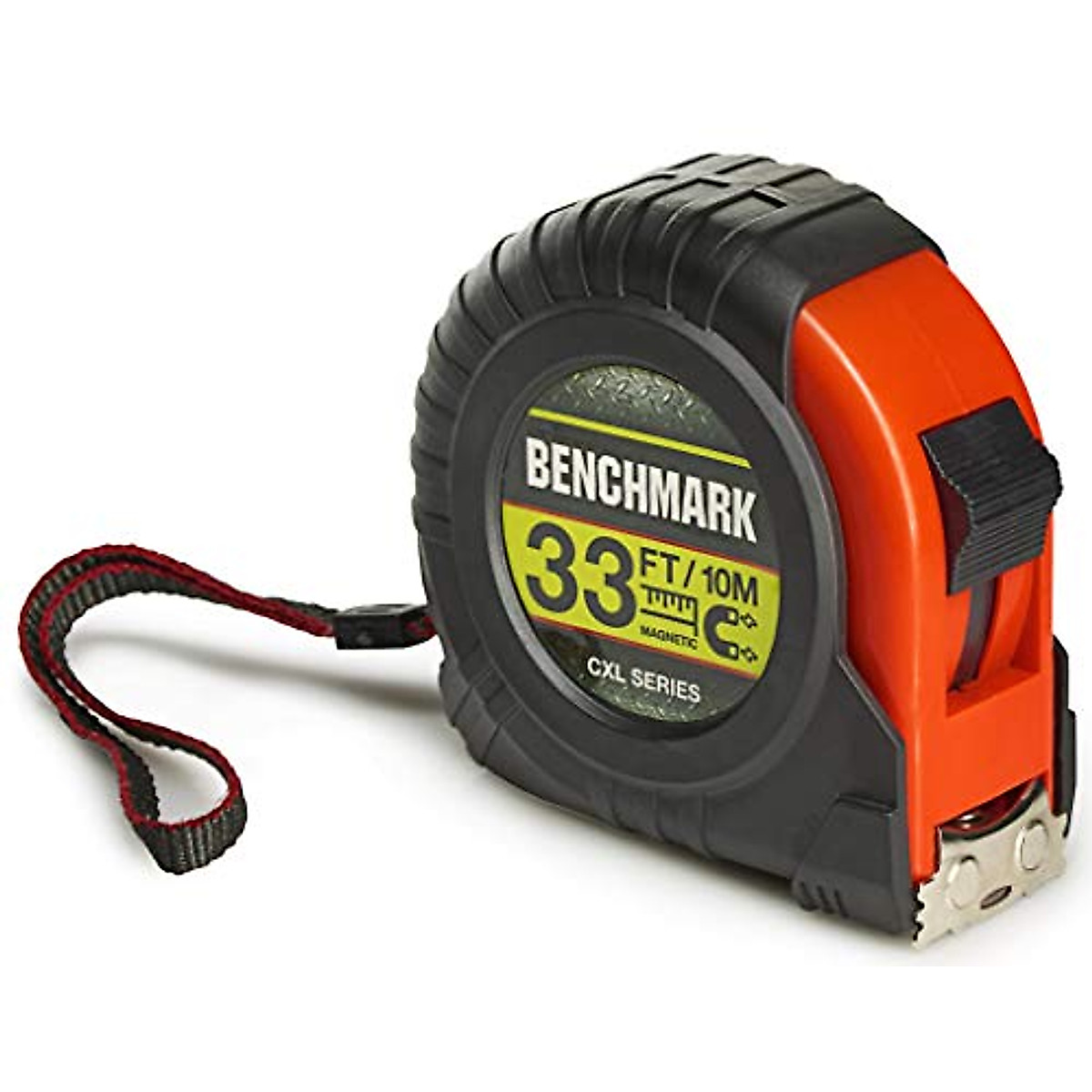 3 PACK - 33 Foot Tape Measure - Benchmark CXL Series - Measuring Tape/Tape Measures with Large Magnetic Claw Tip - Bulk Pack