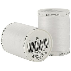 Gutermann Sew-All Thread 1,094yd, Nu White