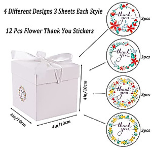 Elephant-package 12Pack Small Gift Boxes with Lids, White Gift Boxes with Ribbon for Birthday, Present Packing, Party Favor, Candle Boxes, Treat Boxes, Wedding.