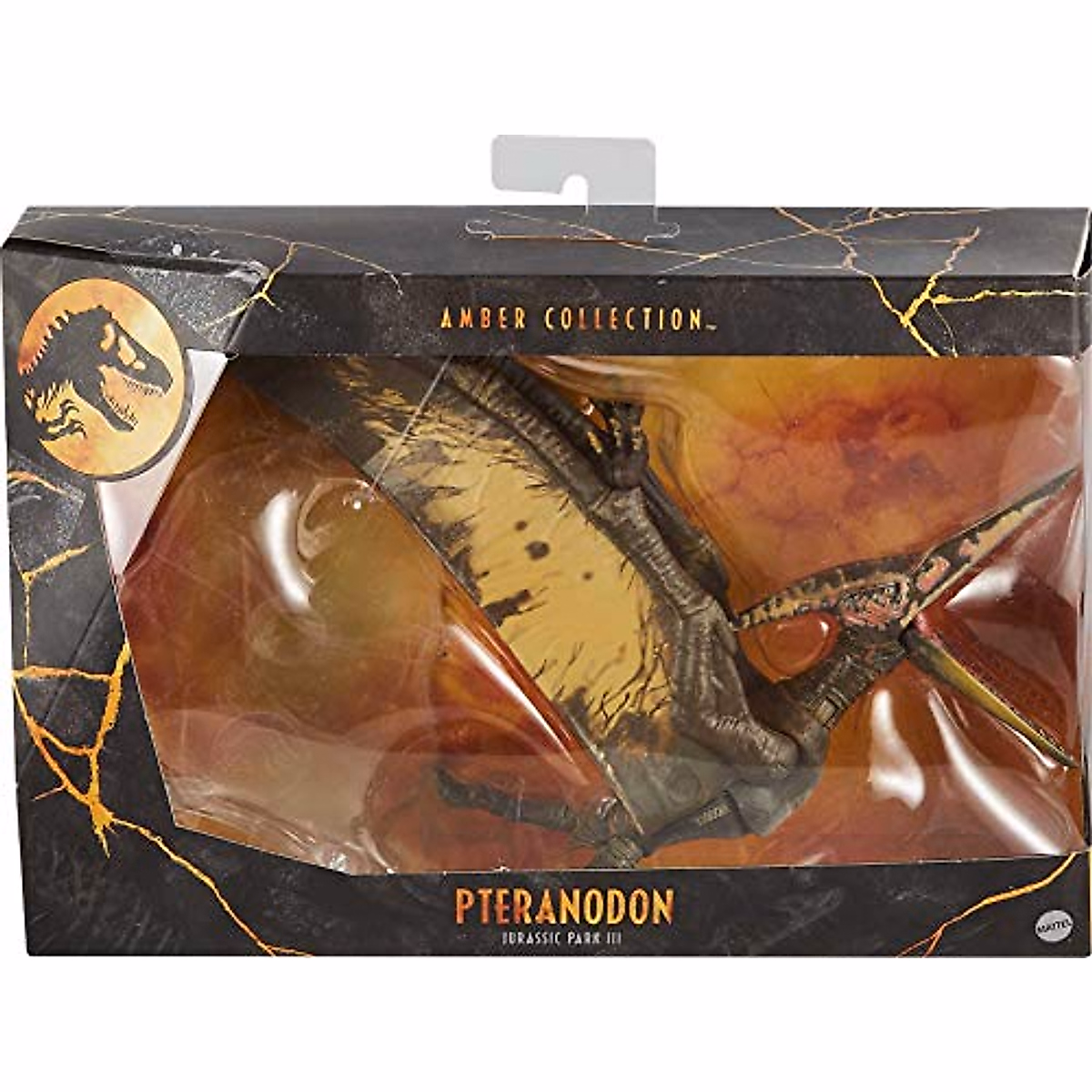 Jurassic World Toys Amber Collection Pteranodon 6-in Dinosaur Action Figure, Movie-Authentic Detail, Movable Joints & Figure Display Stand, Collectible Gift 8 Years & Up