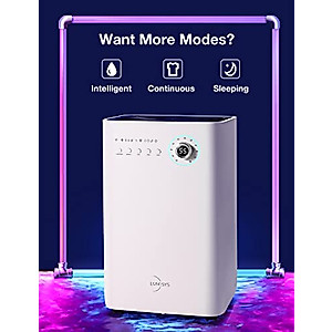 Lumysis 4500 Sq. Ft 50 Pints Dehumidifiers for Basements, Large Rooms, and Home with Auto or Manual Drainage | 45db Industry Leading Noise Reducing | Energy Saving, Air Filter, 3 Operation Modes and 24 hr Timer