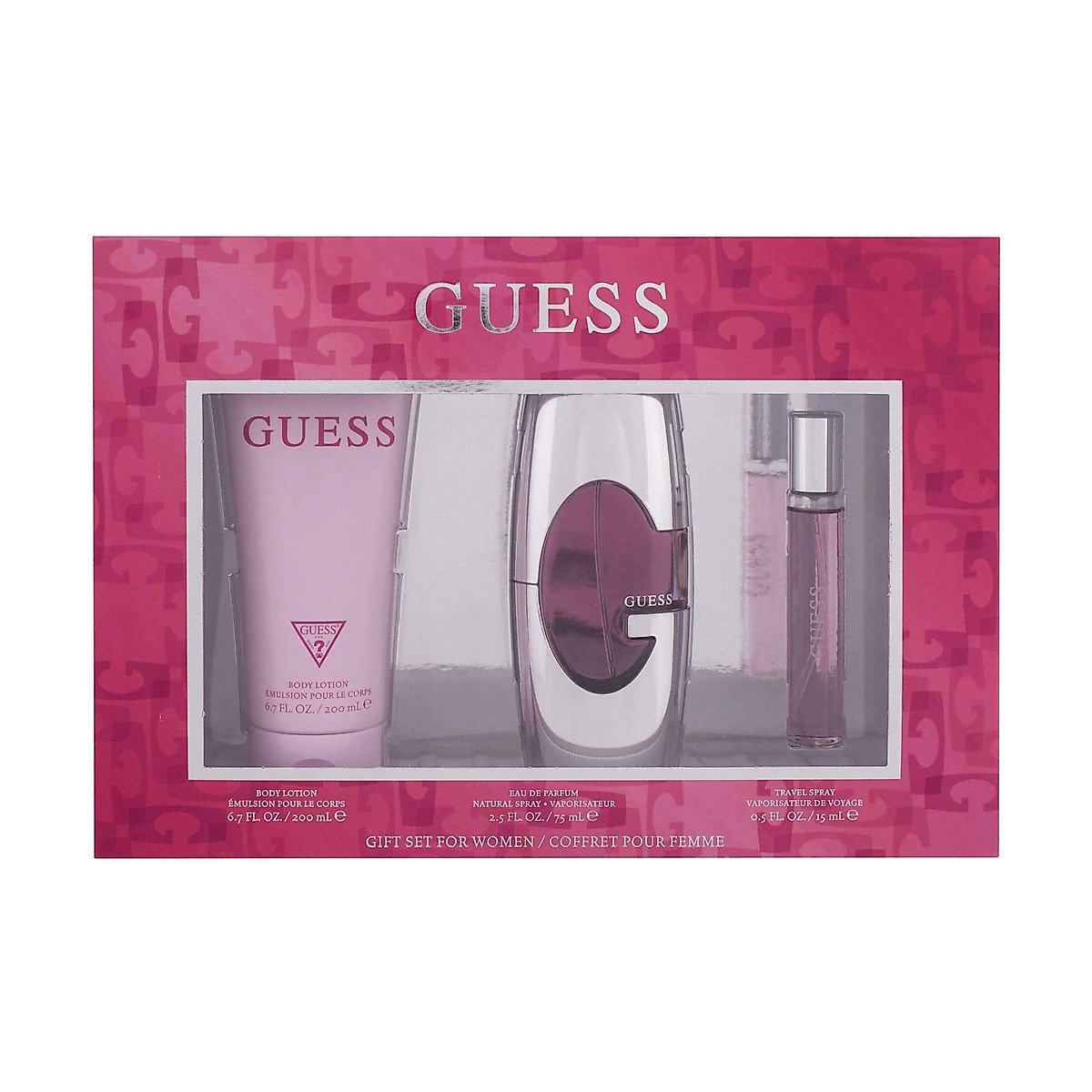 Women 3 Piece Gift Set with 2.5 Oz by Guess NEW For Women