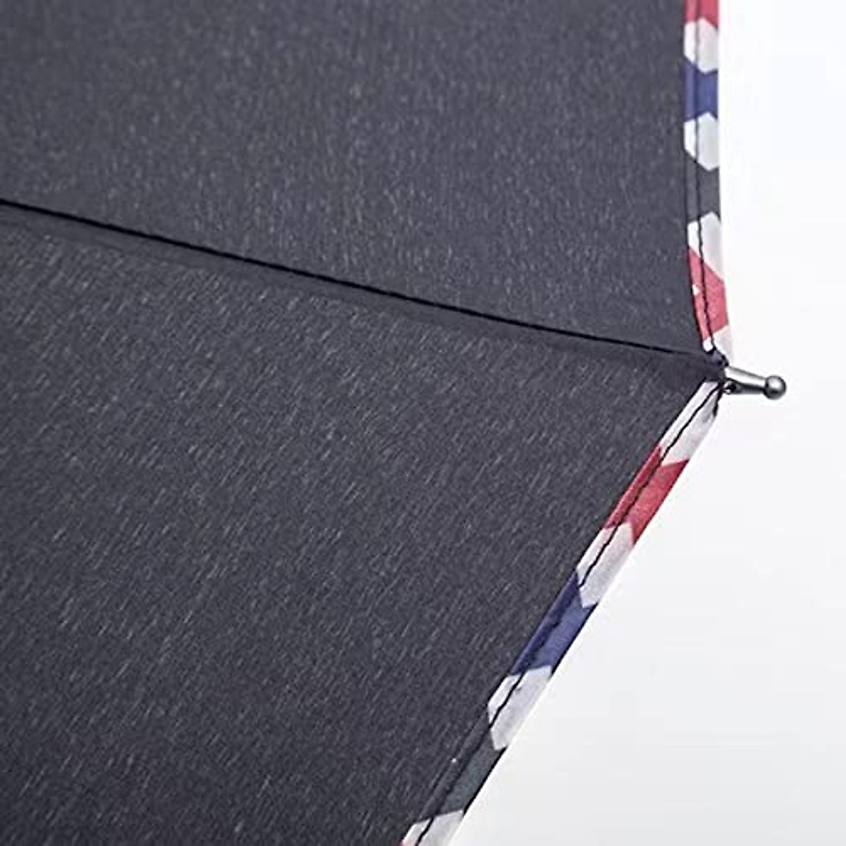 Travel umbrella, weatherproof folding umbrella, windproof tri-fold compact lightweight sun umbrella, men and women business umbrella, sun protection and UV protection portable backpack eight-bone umbrella (A-black)