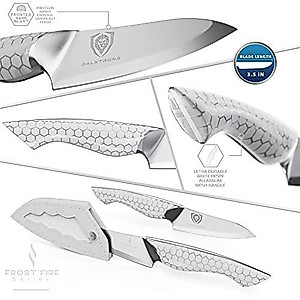 Dalstrong The Frost Fire Series 8" Chef Knife Bundled with The Frost Fire Series 3.5" Paring Knife