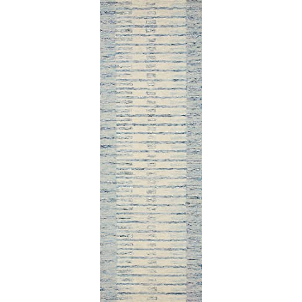 Loloi Chris Loves Julia Chris Collection CHR-01 Ivory/Denim 3'-6'' x 5'-6'', .50" Pile Height, Accent Rug
