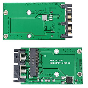 Demeras Adapter Converter Converter Card Long Service Life MSATA to Micro SATA Card, Simple Installation Reliable Converter Disc for PC for Computers for Notebook