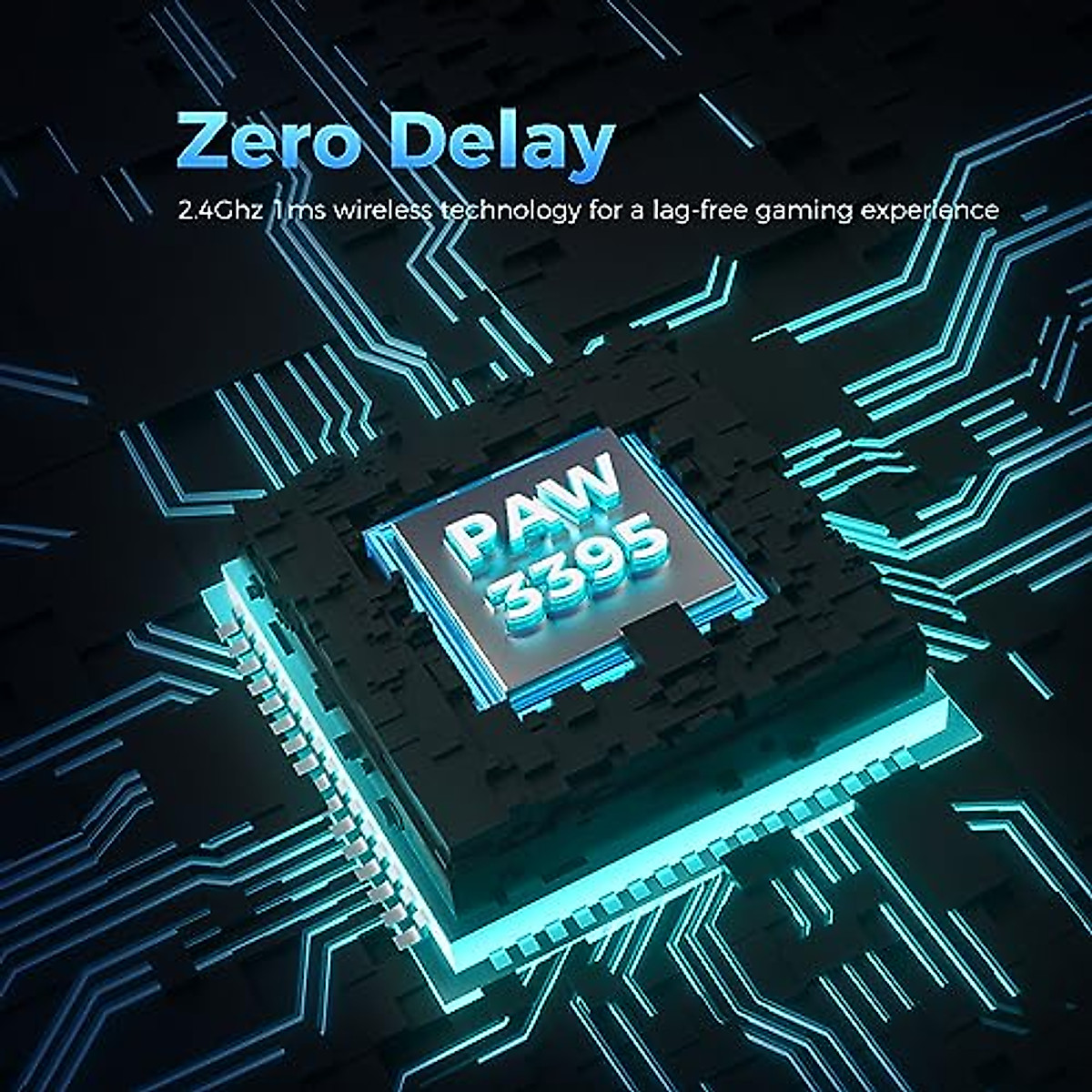 KYSONA Wireless Gaming Mouse Ultralight 55g, 3395 Lag-Free Sensor, 26K DPI, HUANO Switches, 80Hrs Long Battery Life, 6 Programmable Button for PC, 3 Modes (2.4G/Wired/BT), Win with M600, White