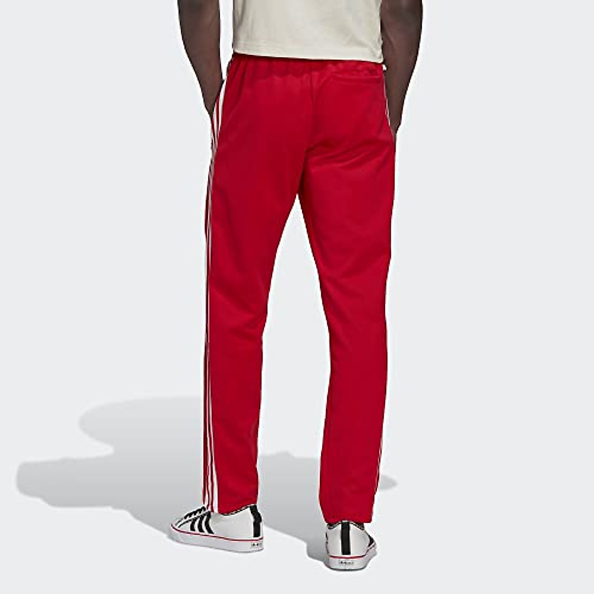 adidas Originals Men's Adicolor Classics Beckenbauer Track Pants, Vivid Red, Small
