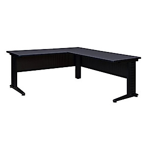 Regency with with Return Fusion L-Desk, 72" x 72", Grey