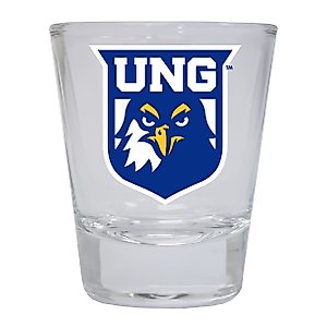 R and R Imports North Georgia Nighhawks Round Shot Glass Officially Licensed Collegiate Product