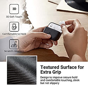 PITAKA for AirPods Pro 2 Case, Slim-Fit Shockproof Protective AirPods Pro 2nd Generation Case, Compatible with MagSafe, 600D Aramid Fiber Made