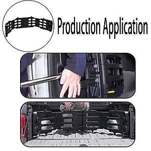 WEILEITE Stowable Tailgate Bed Extender Brackets Kit for Trucks Compatible with Ford F150 F-150 2015-2021 Replaces FL3Z-99286A40-C