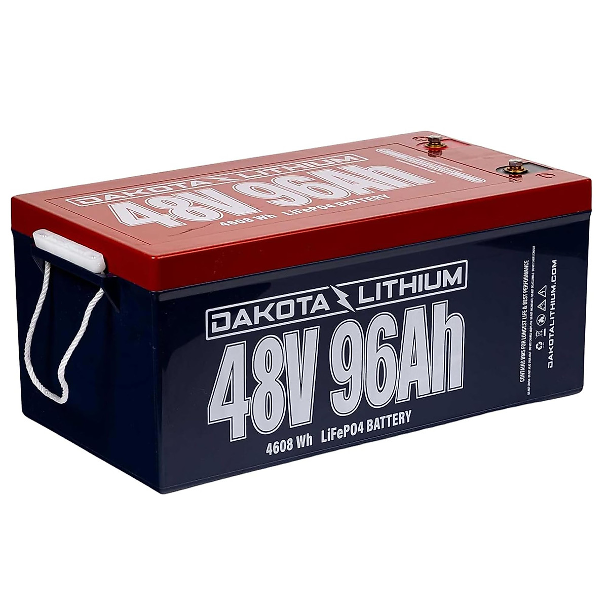 Dakota Lithium – 48V 96Ah LiFePO4 Deep Cycle Battery, 11 Year USA Warranty 2000+ Cycles, SLA Replacement Battery, Solar Power Systems, 48V Electric Vehicles, Electric Motors, Charger not Included