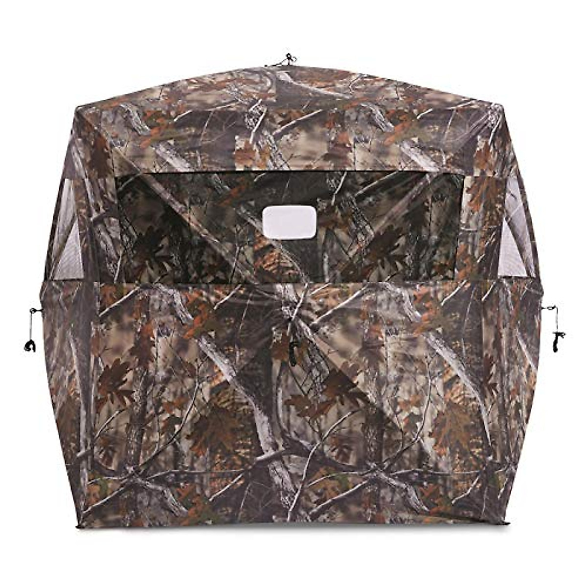 Guide Gear Silent Adrenaline Pop-Up Hunting Ground Blind for Deer, Duck, and Turkey Hunting, 2-Person Tent