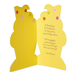 American Greetings 1st Birthday Card for Girl (Cupcake)