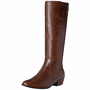 Dr. Scholl's Shoes womens Brilliance Riding Boot, Whiskey, 8.5 US